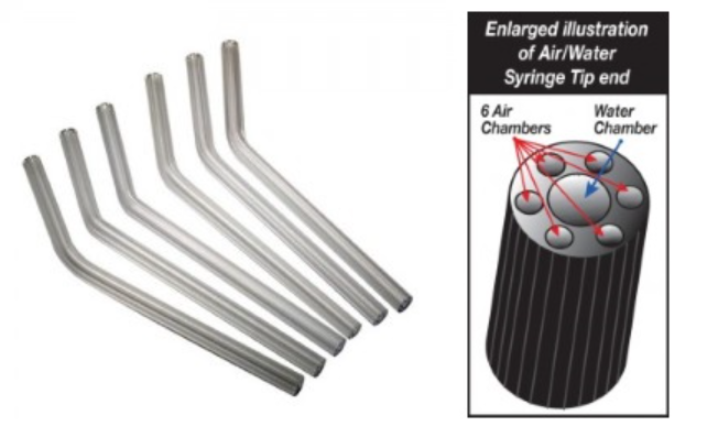 Types of air water syringe tips application for dental clinic ...